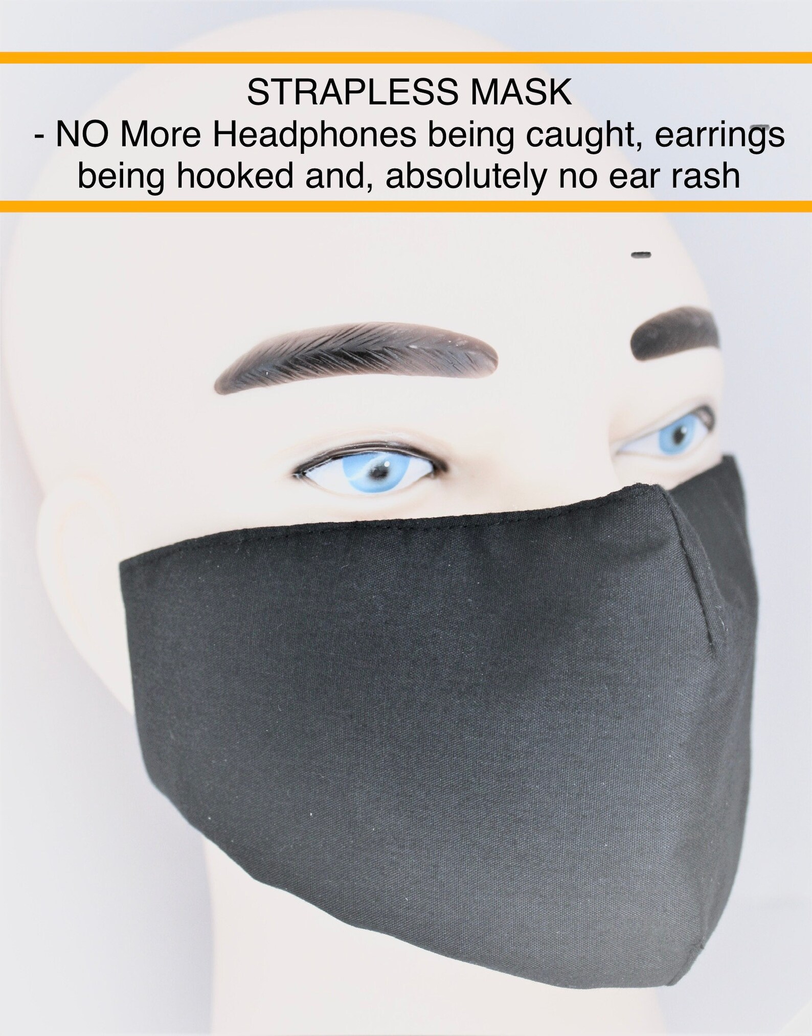 The Strapless Mask No Adhesive or Strapless Required - Etsy