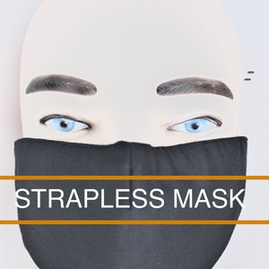 The Strapless Mask No Adhesive or Strapless Required - Etsy