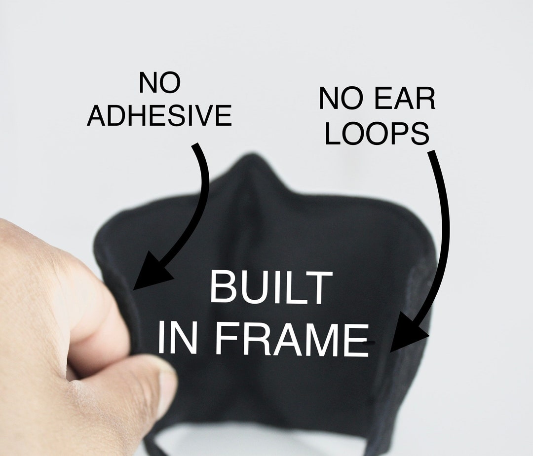 The Strapless Mask No Adhesive or Strapless Required - Etsy