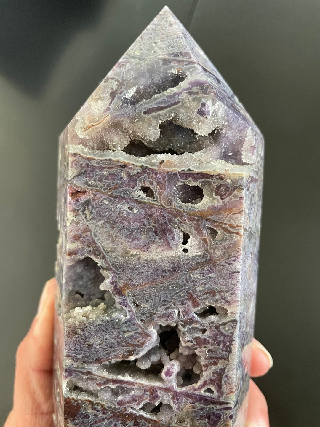 Massive Purple Sphalerite Tower - Etsy