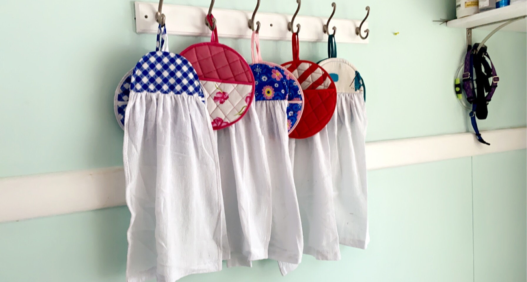 Set Kitchen Towel & Oven Mitten - Etsy