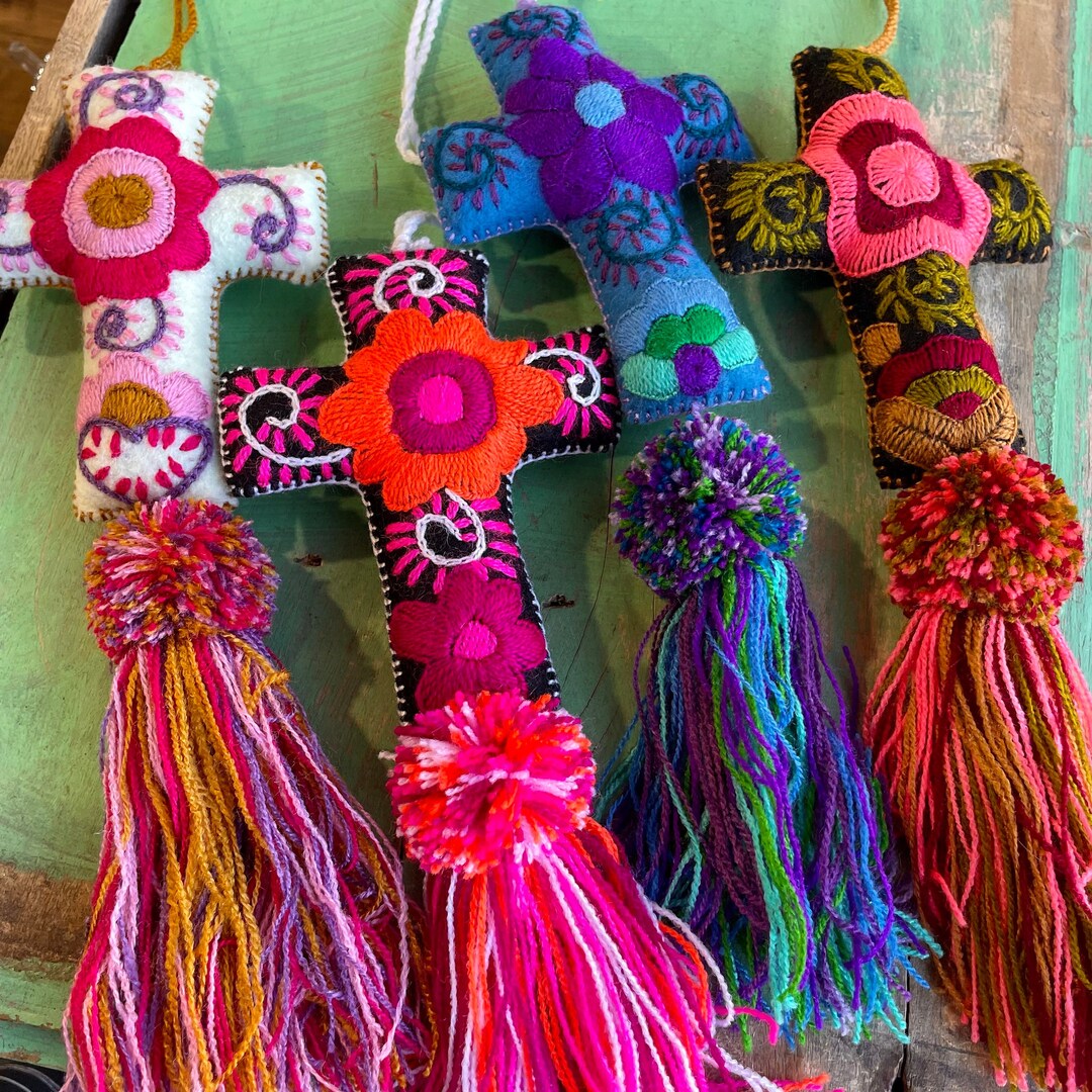 Fiesta Tassel Cross - Etsy