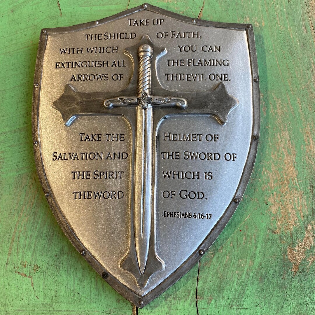 Shield of Faith Placard - Etsy