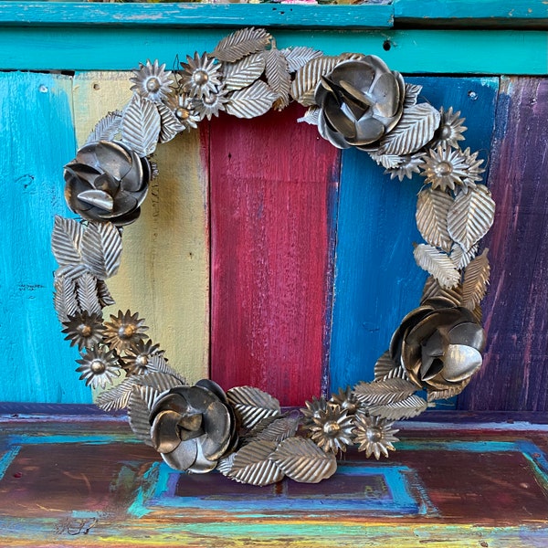 Metal Wreath - Etsy