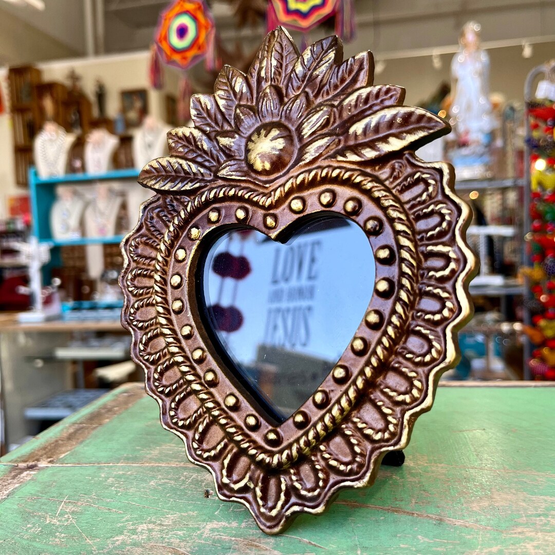Sacred Heart Frame - Etsy