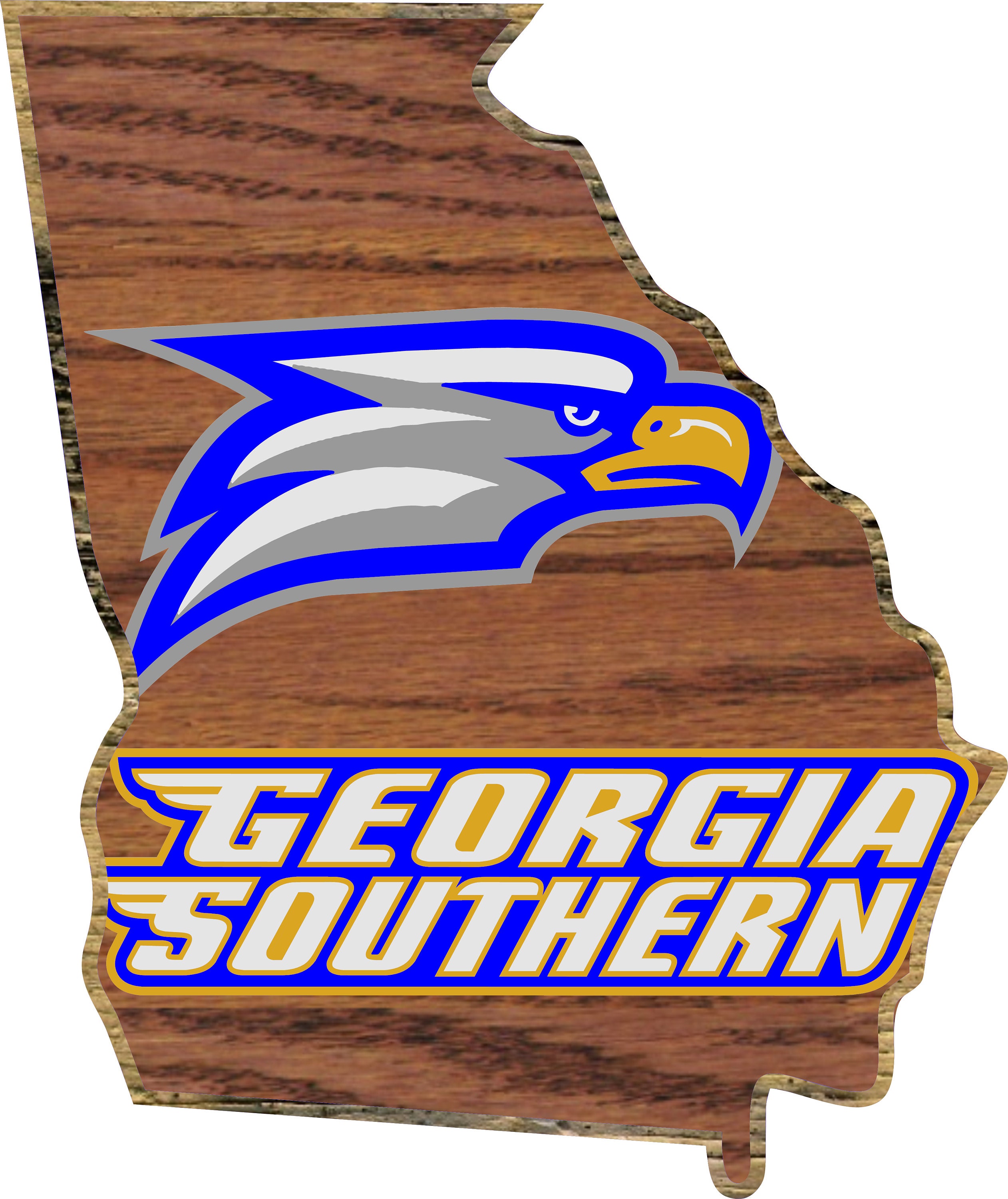 GA Southern Laser Cut File 3D Layered Wall Art - Etsy