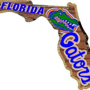 Florida Gators Laser Cut 3D Layered Wall Art - Etsy