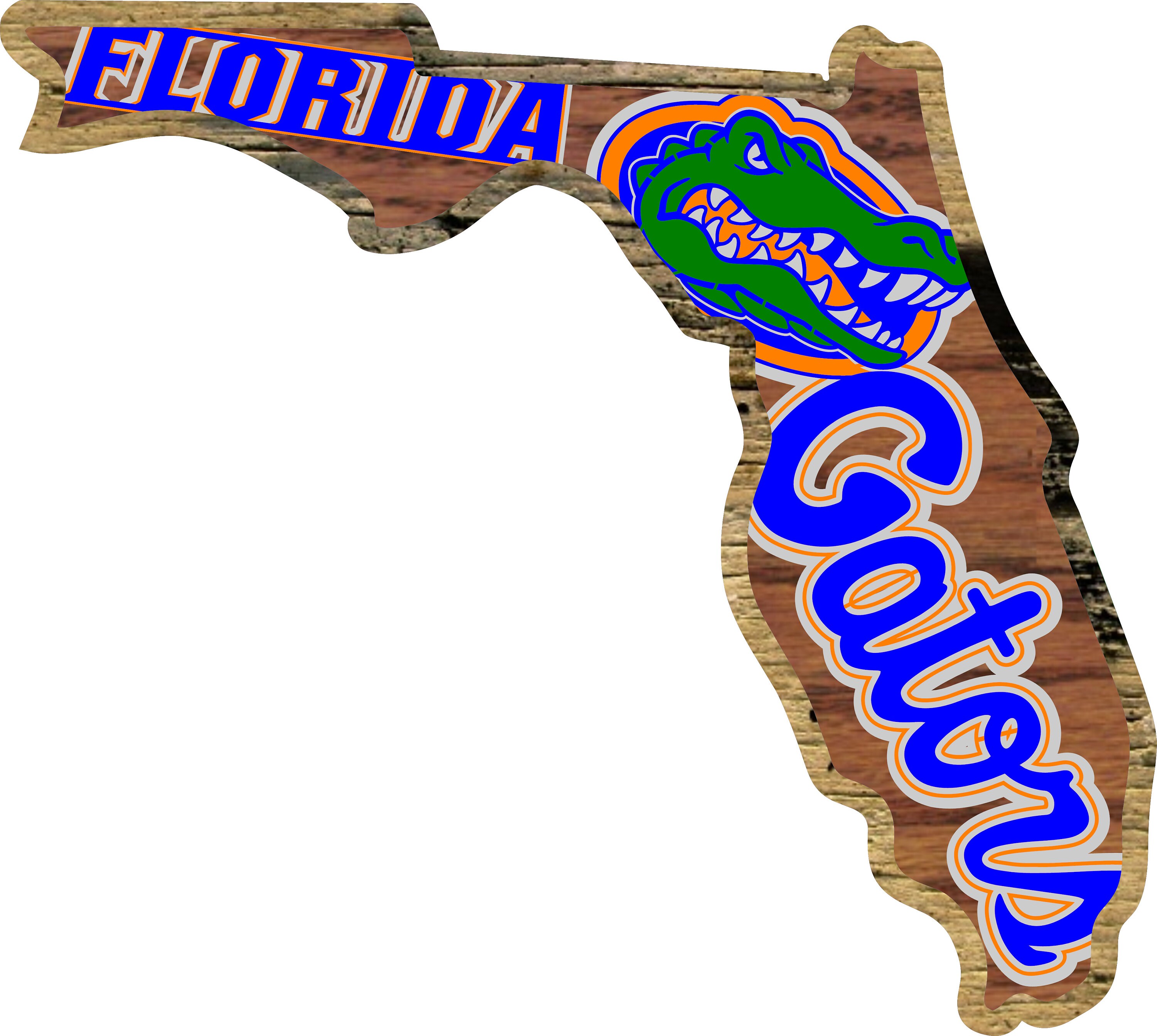 Florida Gators Laser Cut 3D Layered Wall Art - Etsy