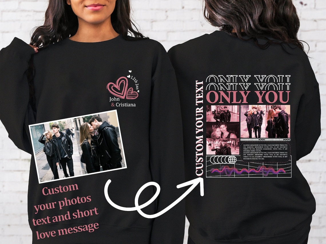 Digital File | Only You Girlfriend PNG, Only You Shirt With Photo ...