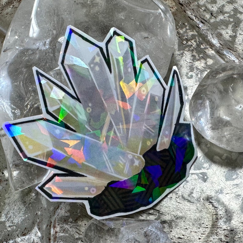 Crystal Spike Geode Stickers - Etsy