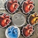 Big Human Heart Button - Etsy