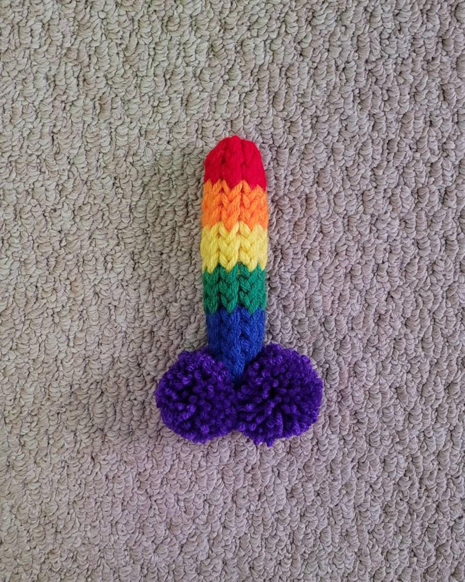 Pride Peens: Hand Knit Plush Peen Pals - Etsy