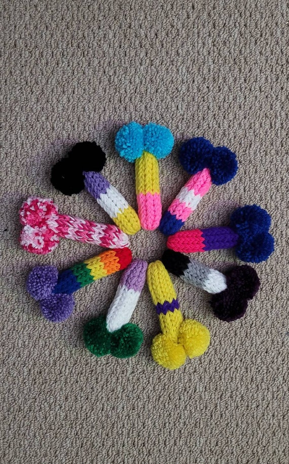 Pride Peens: Hand Knit Plush Peen Pals | Etsy