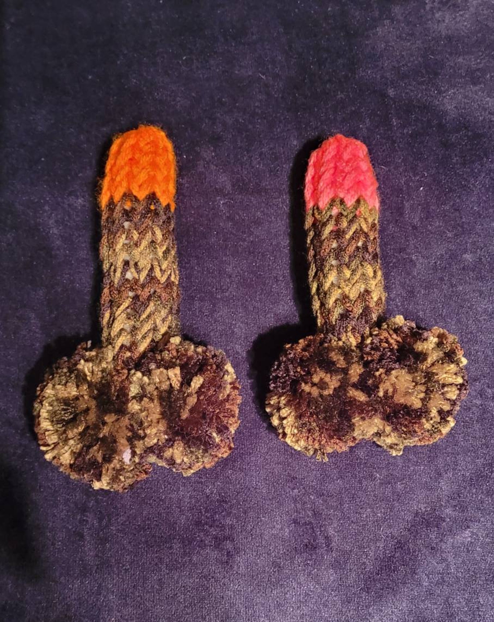 Camo Cock: Hand knit plush peen pal | Etsy