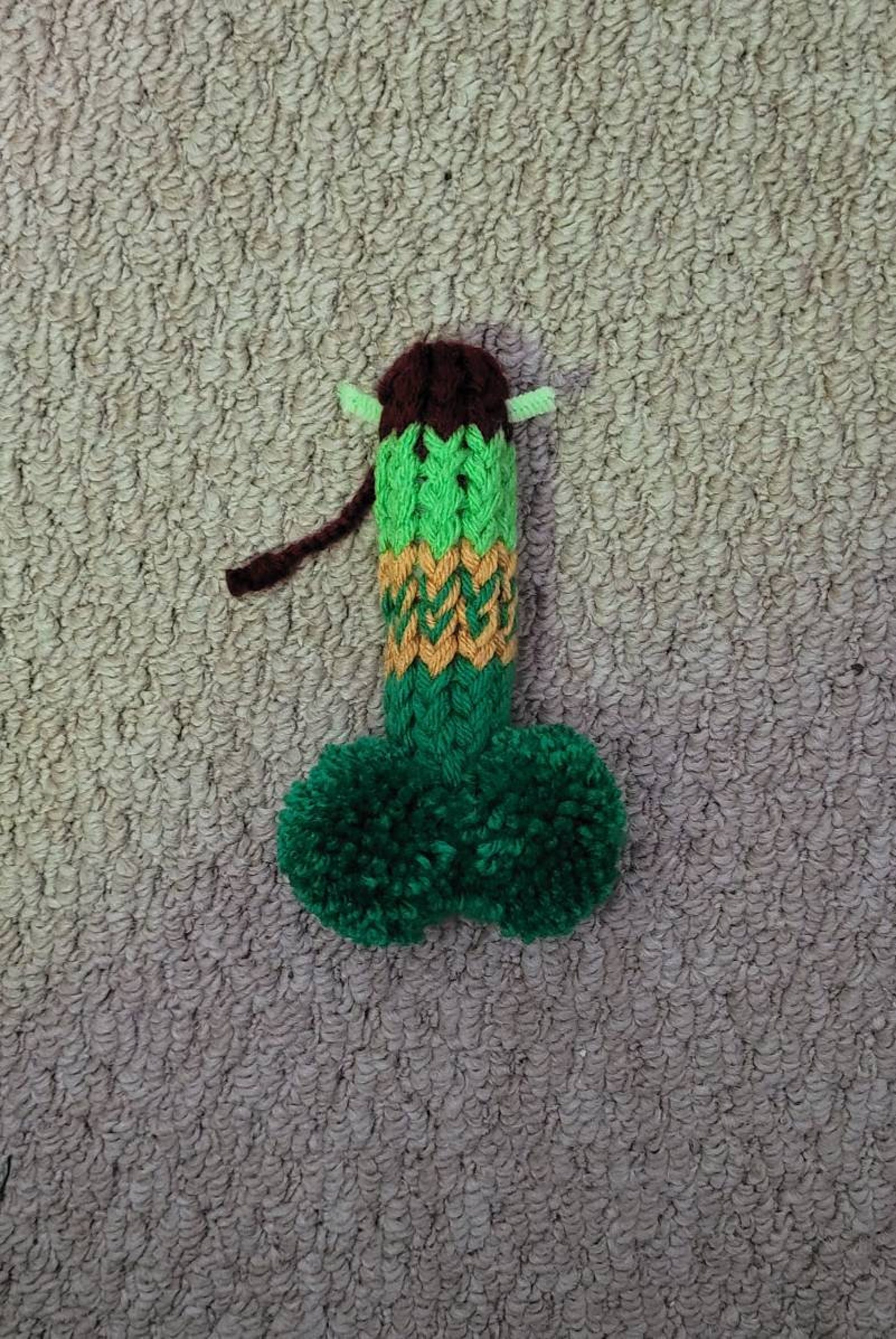 Shrek Peens: Hand Knit Plush Peen Pals! - Etsy