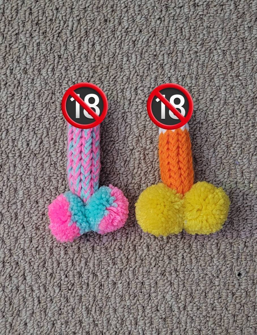 Sweet Treats: Hand Knit Plush Peen Pals - Etsy