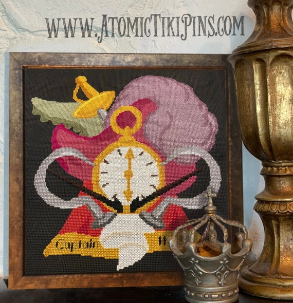 Captain Hook Cross Stitch Oak And Cotton Cross Stitch Pattern, Code