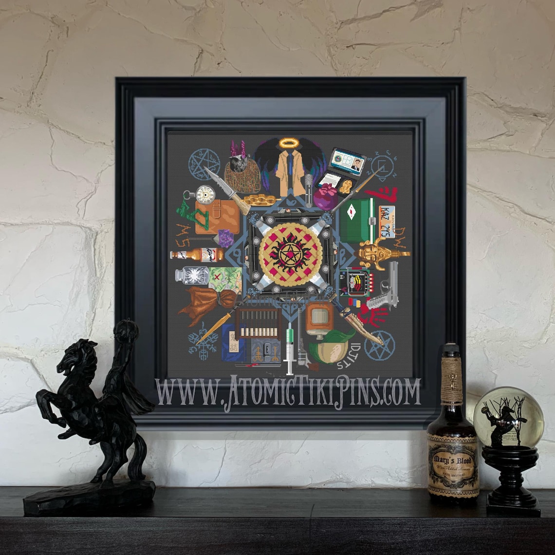 Supernatural Mandala Cross Stitch Pattern - Etsy