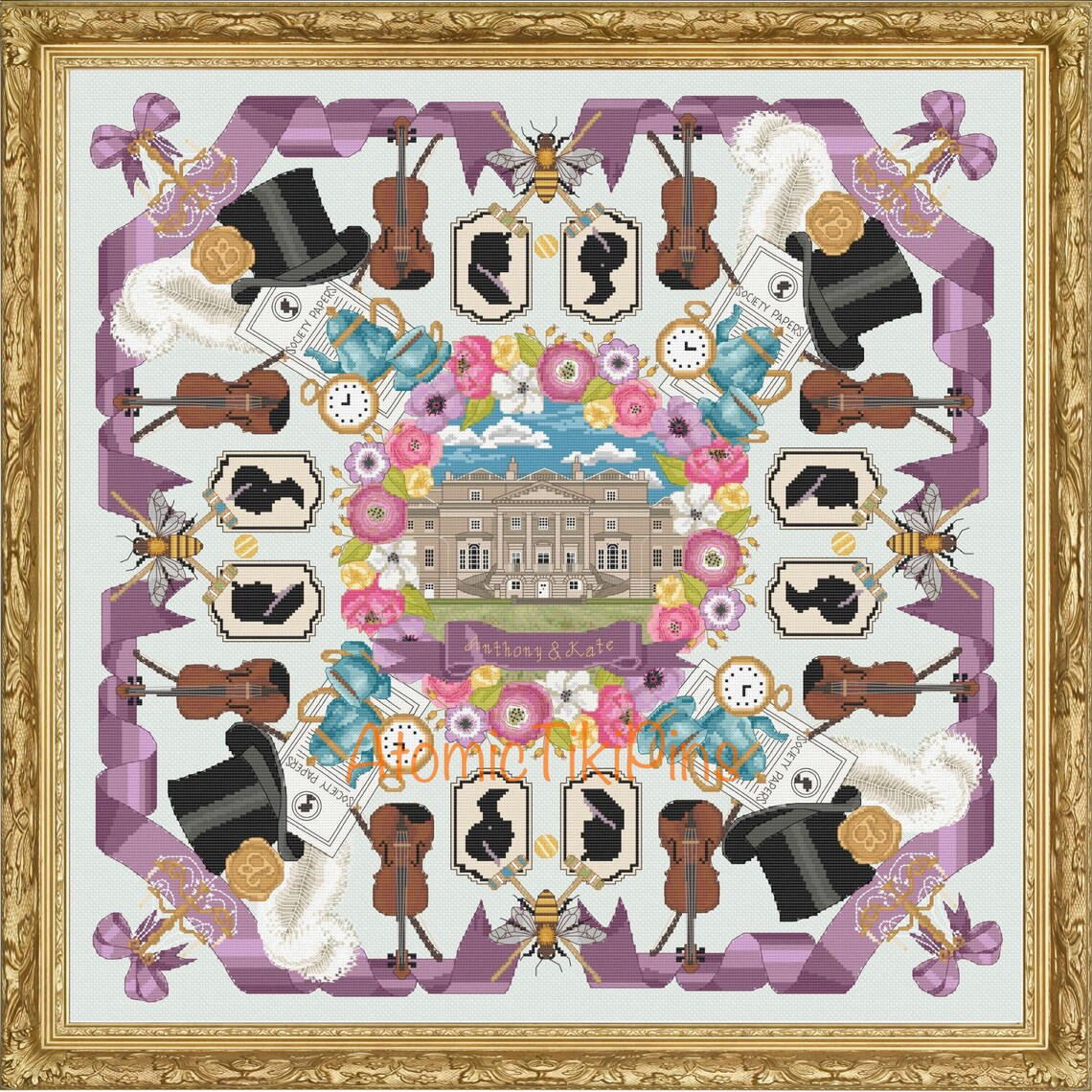 Regency Period Kate Love Story Cross Stitch Pattern - Etsy