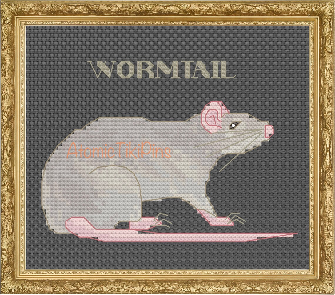 Rat Marauder Cross Stitch Pattern Etsy