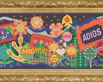 Goodbye Cross Stitch Pattern - Etsy UK