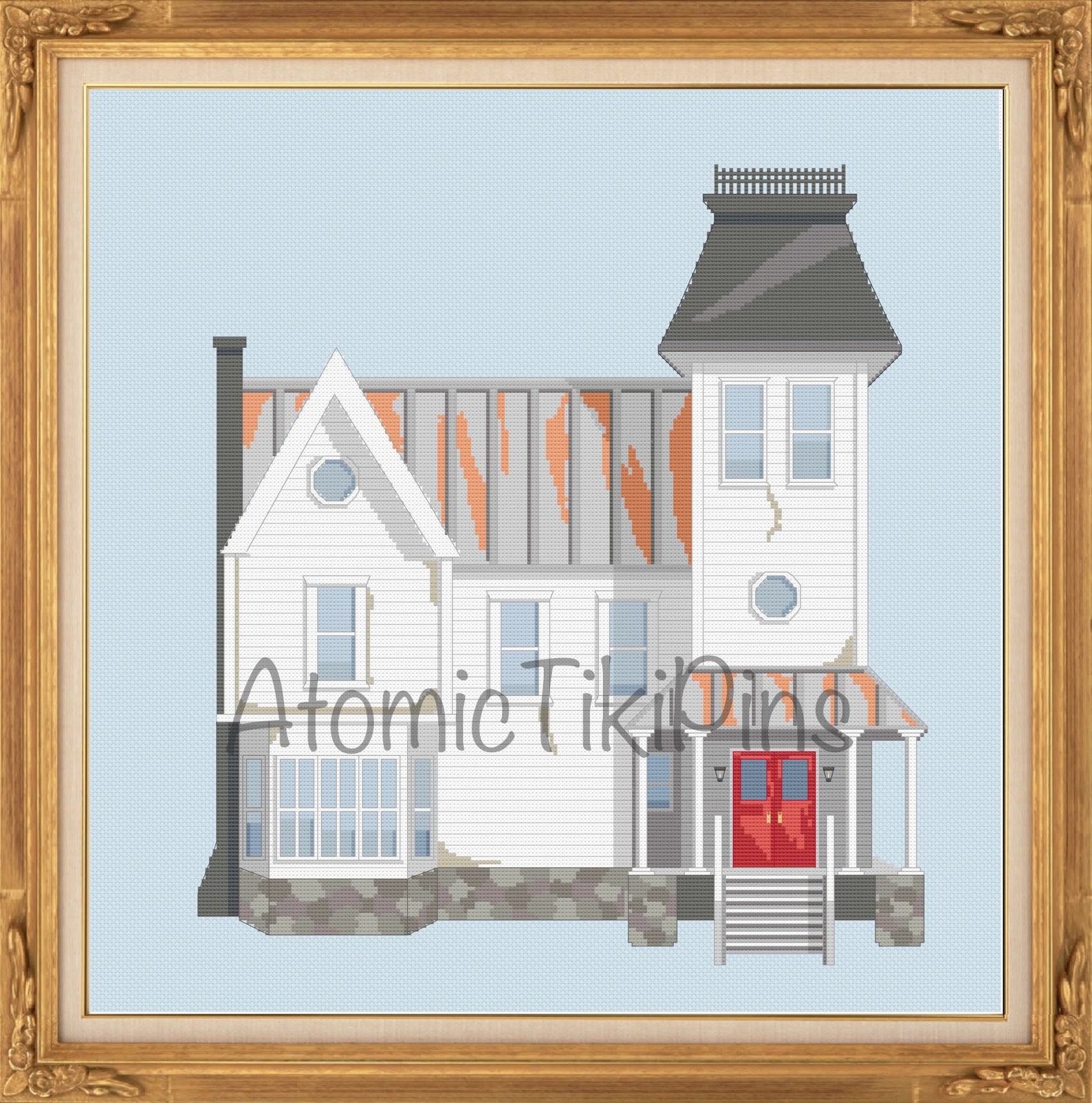 Witch Doctor Movie House Before Cross Stitch Pattern - Etsy