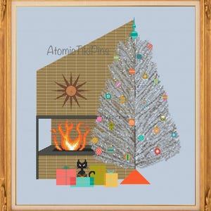 Atomic Christmas Cross Stitch Pattern - Etsy