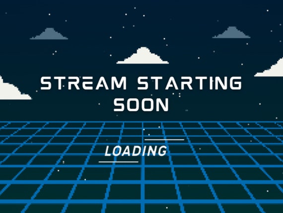 Twitch Starting Soon Screen Animated Animated Twitch Screen - Etsy