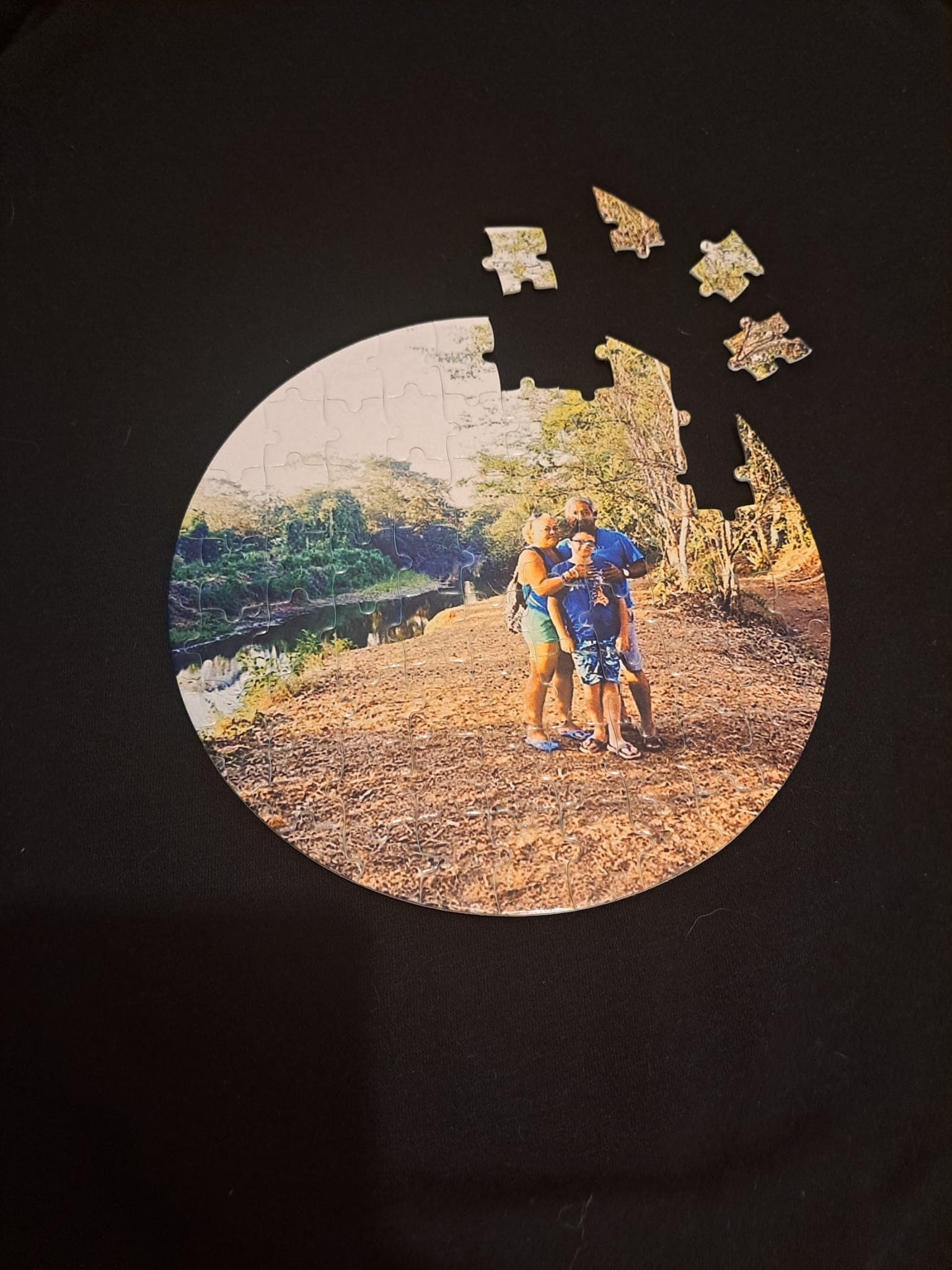 Heart or Circle Valentines Day Puzzle Personalized Gift With Your Photo ...