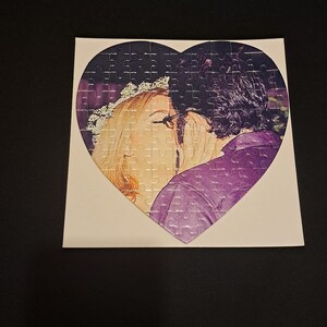Heart or Circle Valentines Day Puzzle Personalized Gift With Your Photo ...