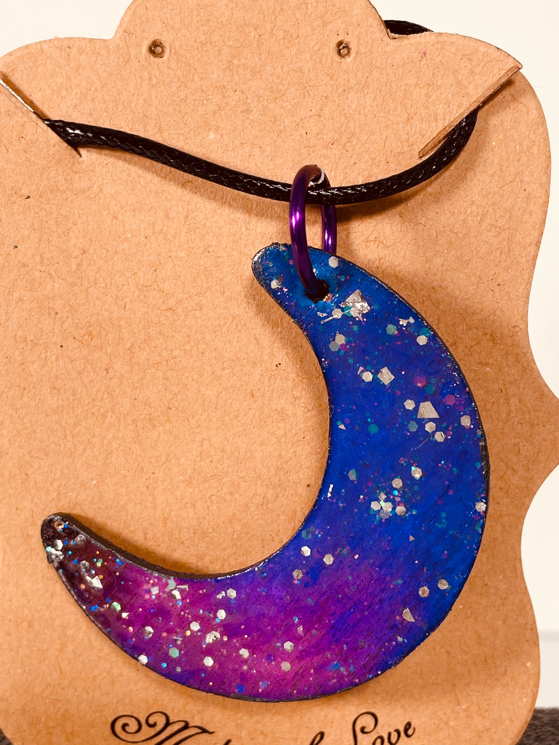 Collar colgante de luna artesanal canadiense hecho a mano | Etsy