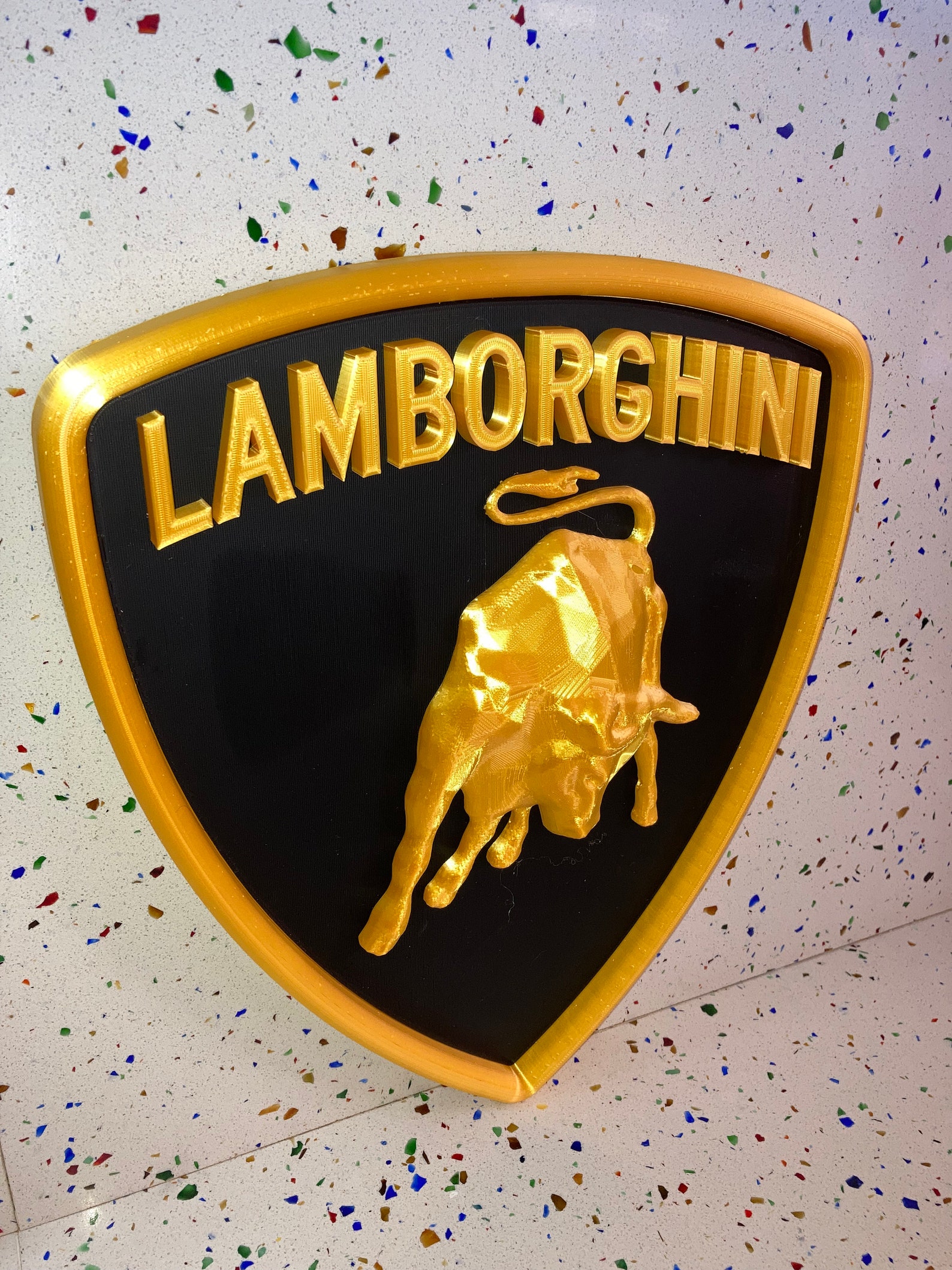 Lamborghini Embossed Emblem - Etsy