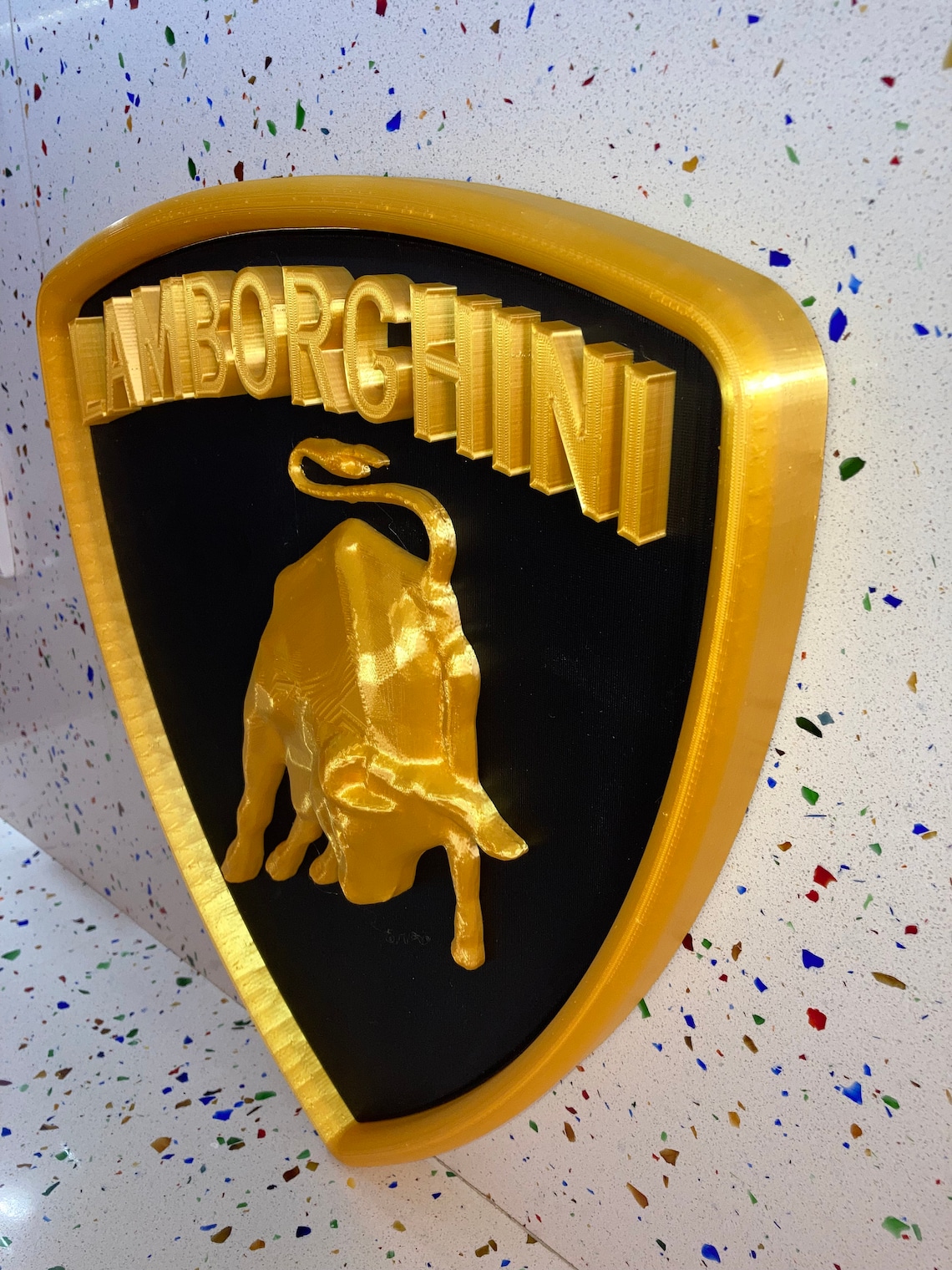 Lamborghini Embossed Emblem - Etsy