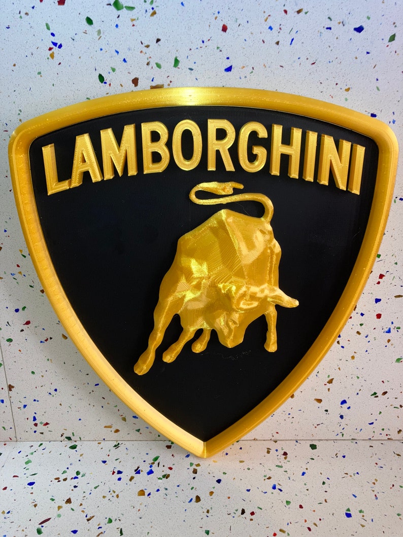 Lamborghini Embossed Emblem - Etsy