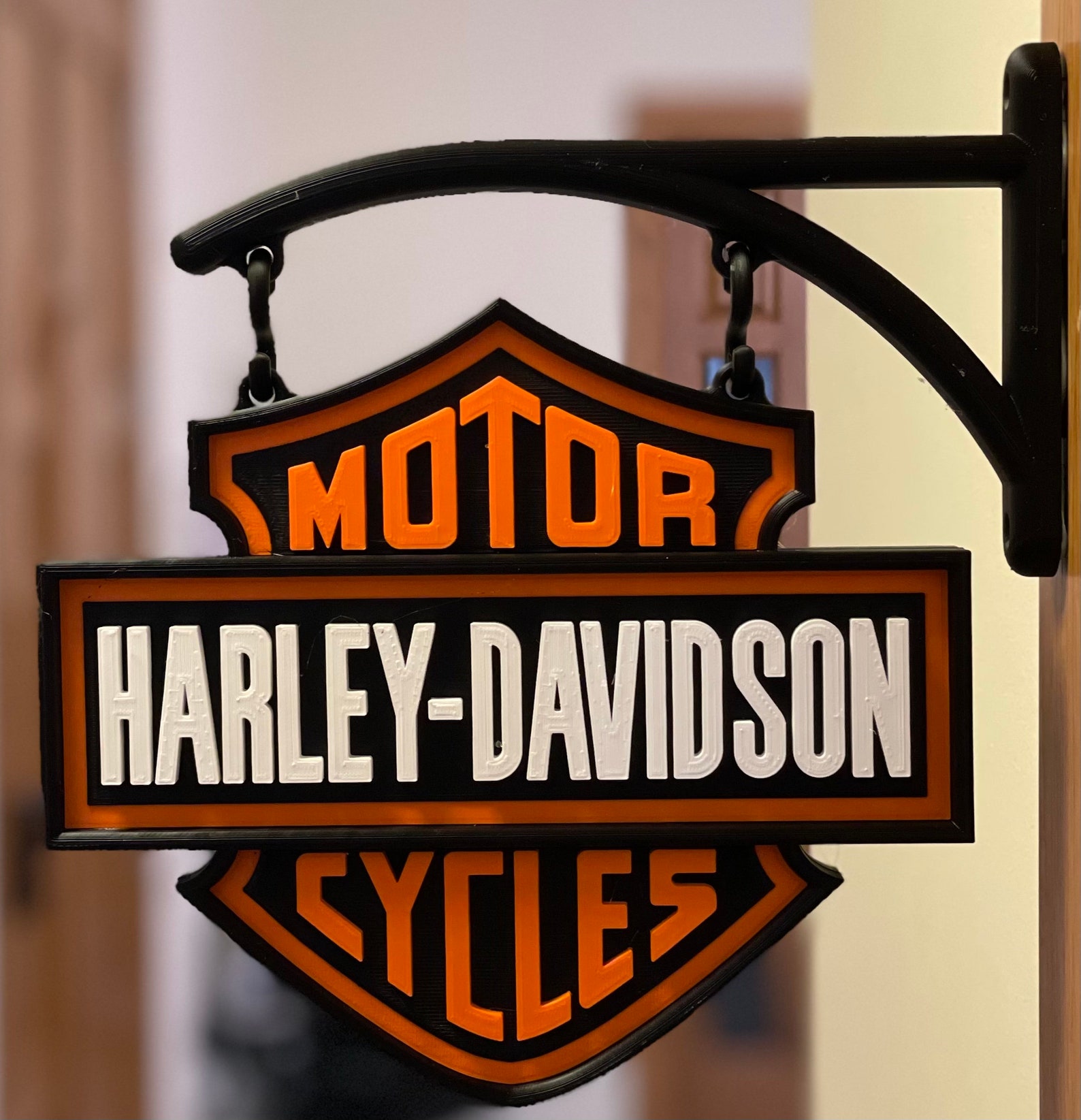 CUSTOM Double Sided Embossed Wall Hanging Sign - Etsy