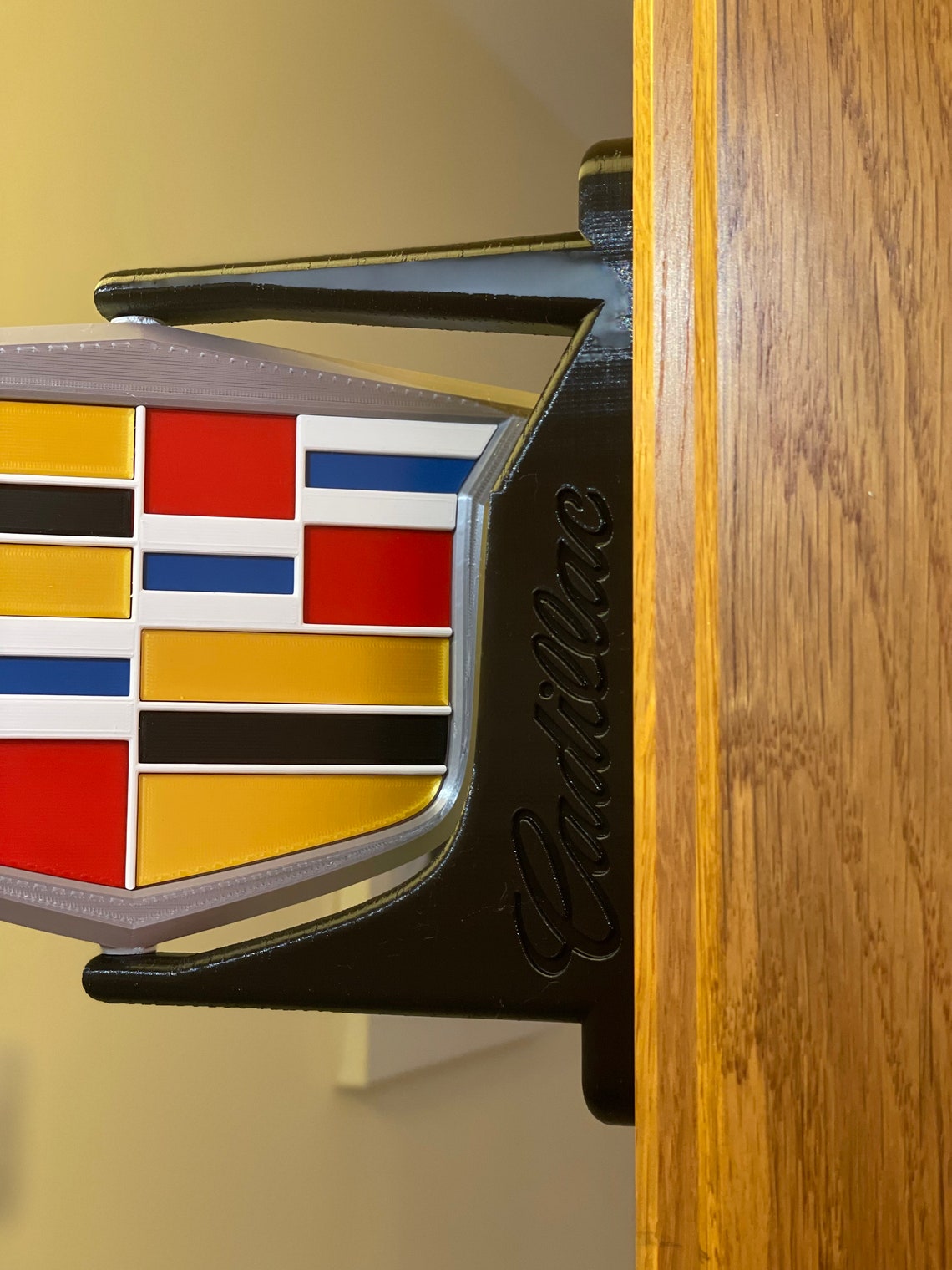 Cadillac Embossed Double Sided Logo Sign - Etsy