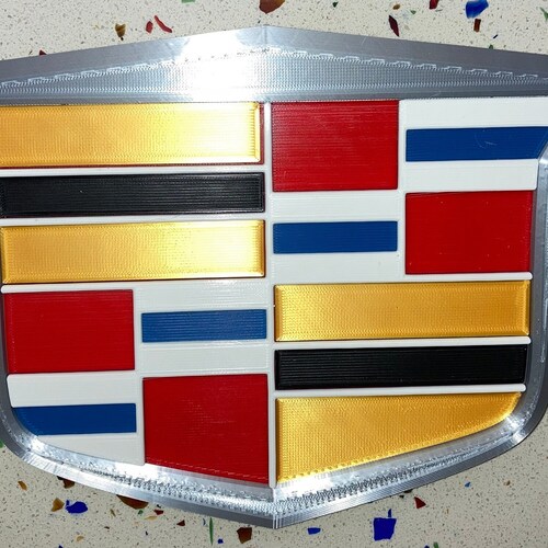 Cadillac Embossed Double Sided Logo Sign - Etsy