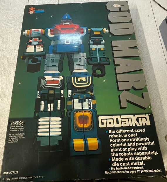 Packaged Not Sealed Chogokin® Godaikin Deluxe DX God Marz | Etsy