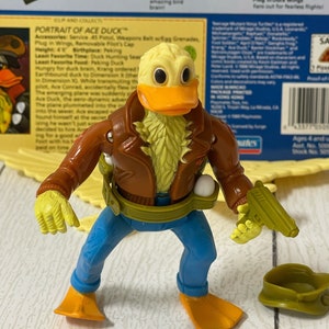 Ace Duck 100% Complete Teenage Mutant Ninja Turtle TMNT 1989 Playmates ...