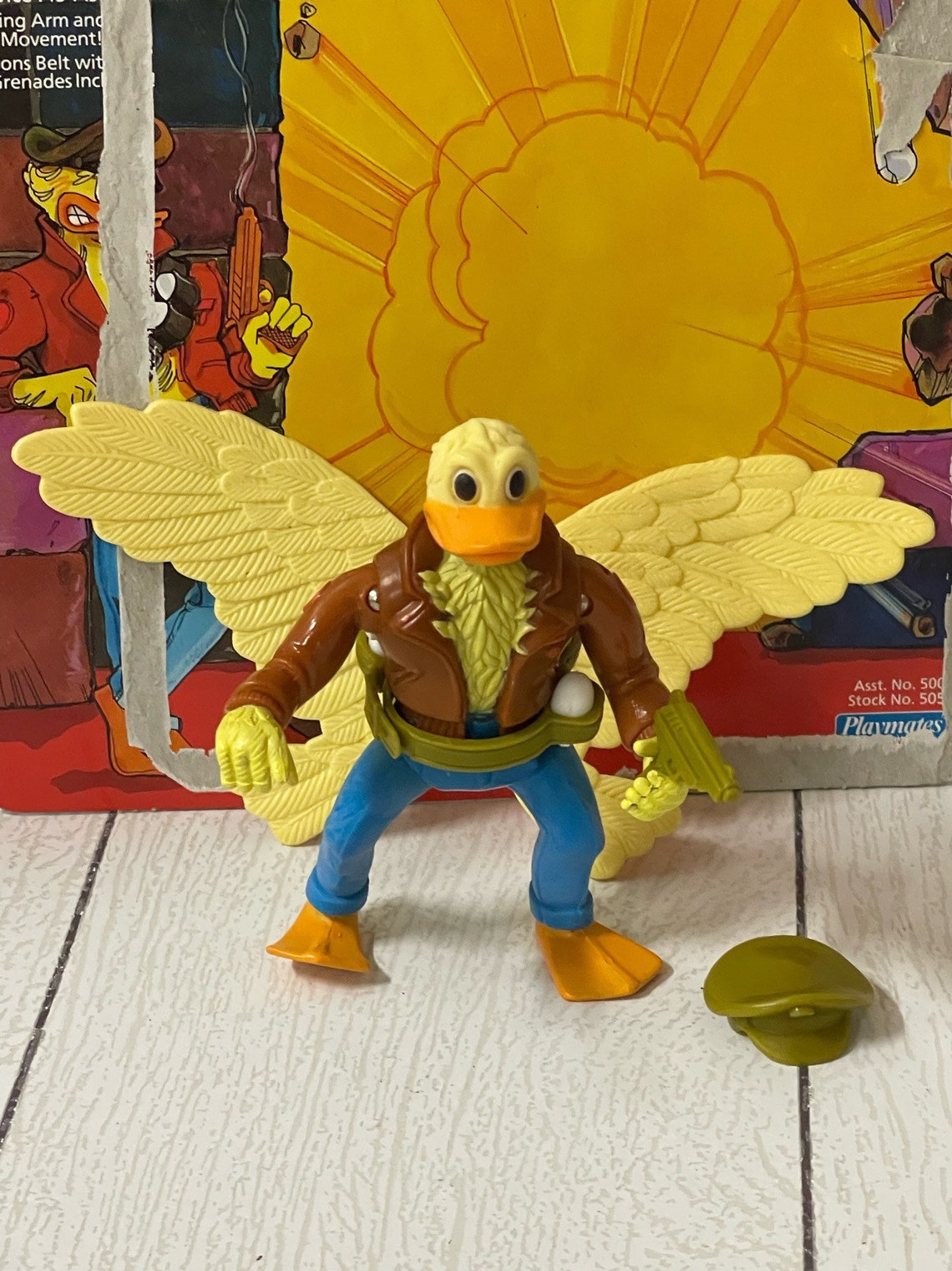 Ace Duck 100% Complete Teenage Mutant Ninja Turtle TMNT 1989 Playmates ...