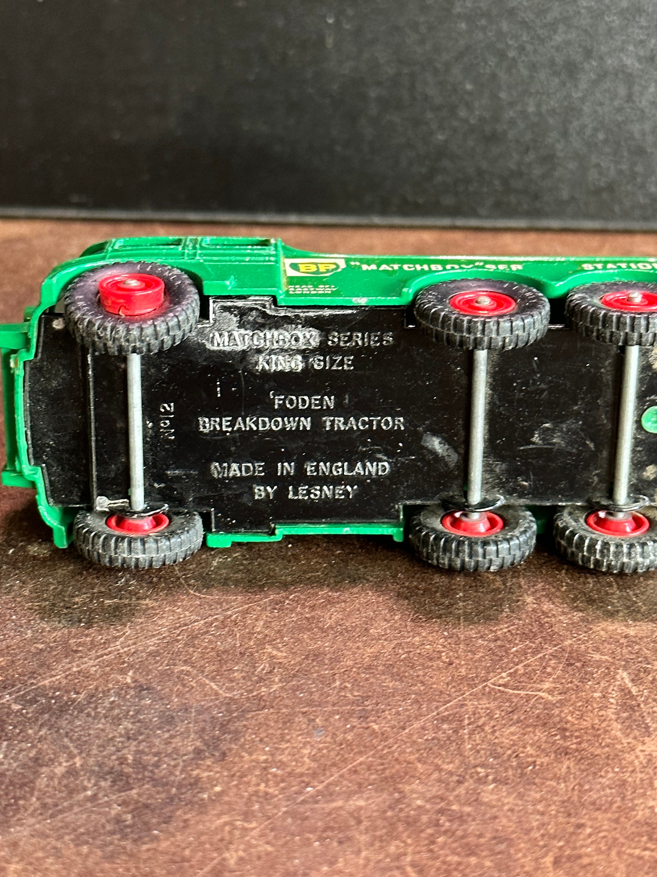 Matchbox Lesney 12 King Size Foden Breakdown Truck BP Service Station ...