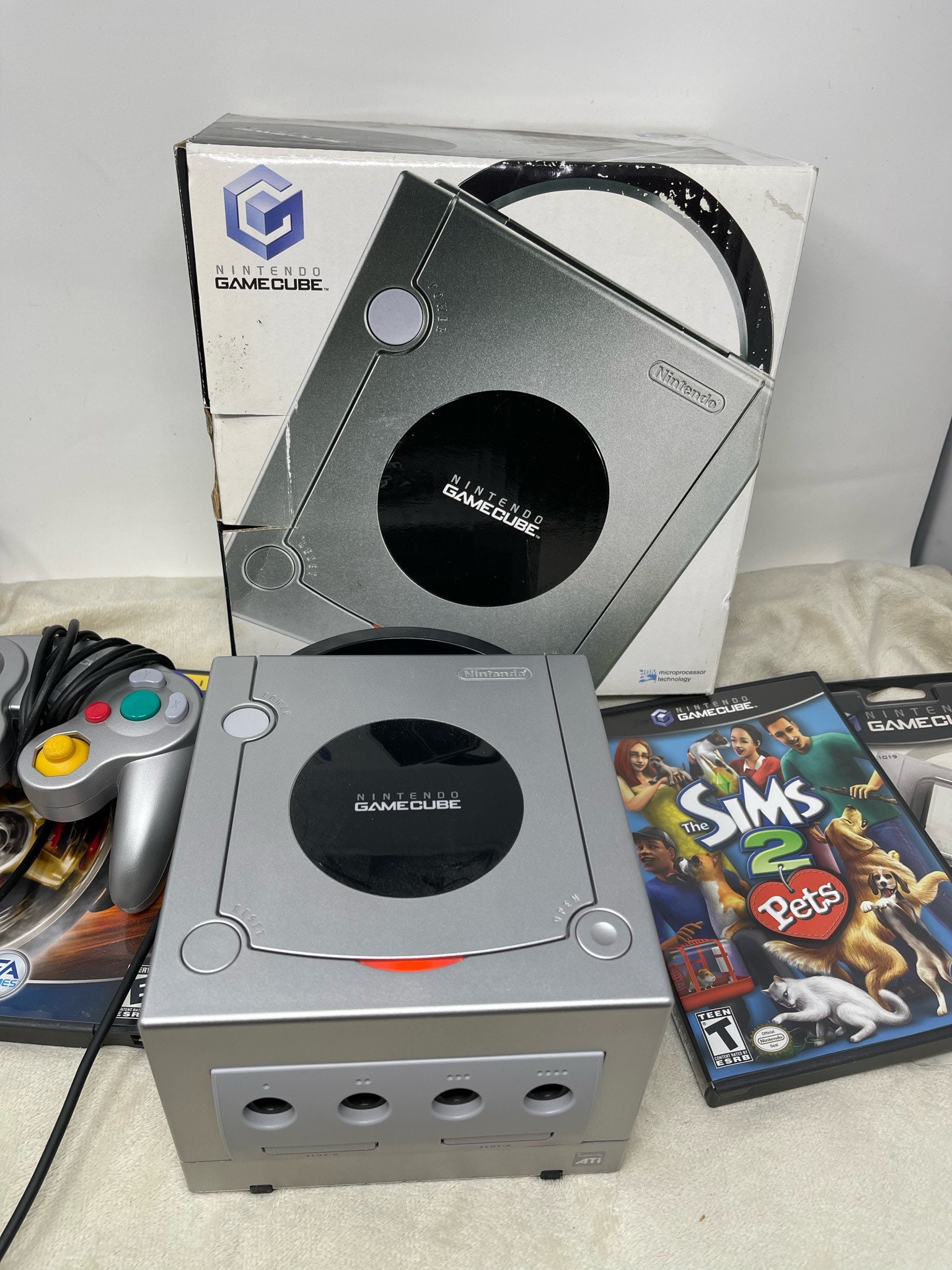 Platinum Silver Nintendo Gamecube System Console Lot Tested - Etsy