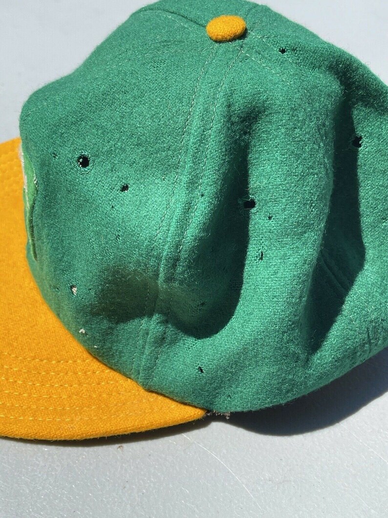 Vintage 1960s 60s Oakland Athletics A's Fitted Hat Cap Wool Baseball ...