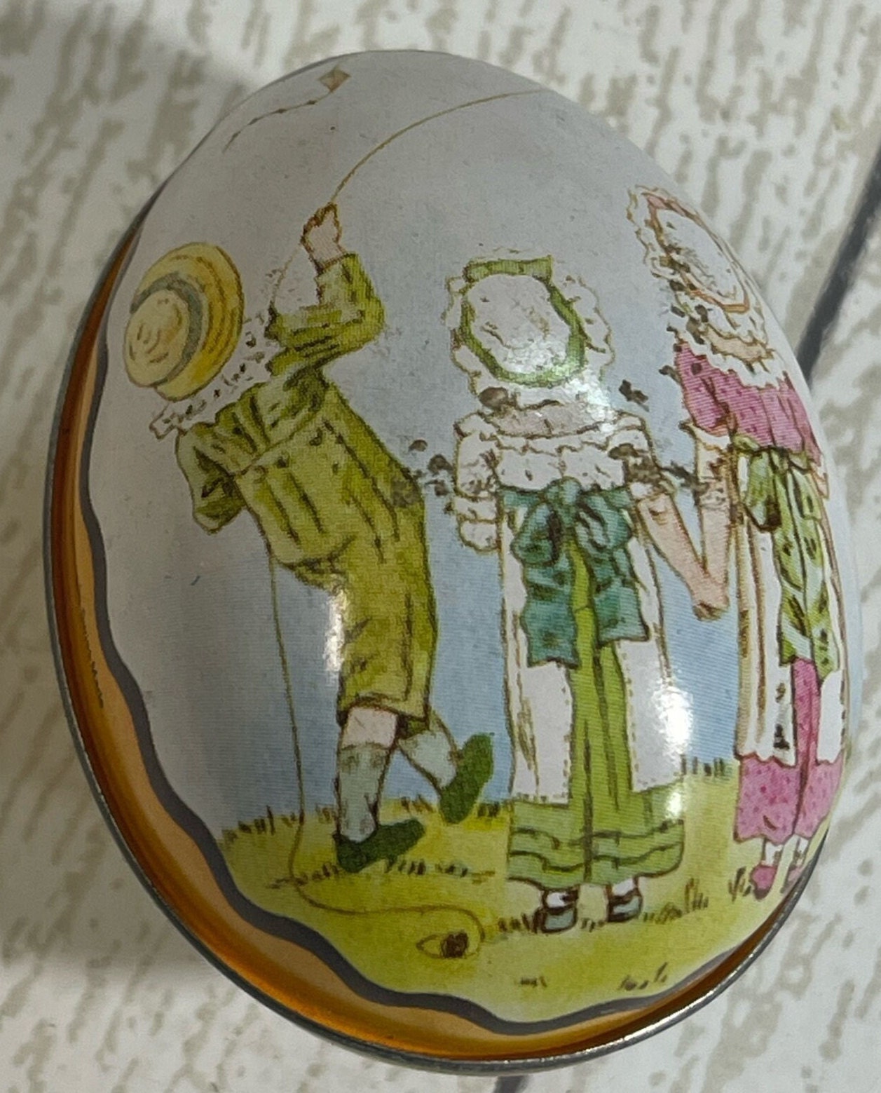 Vintage Ian Logan Designs Swiss Made Tin Easter Egg 2.25 - Etsy
