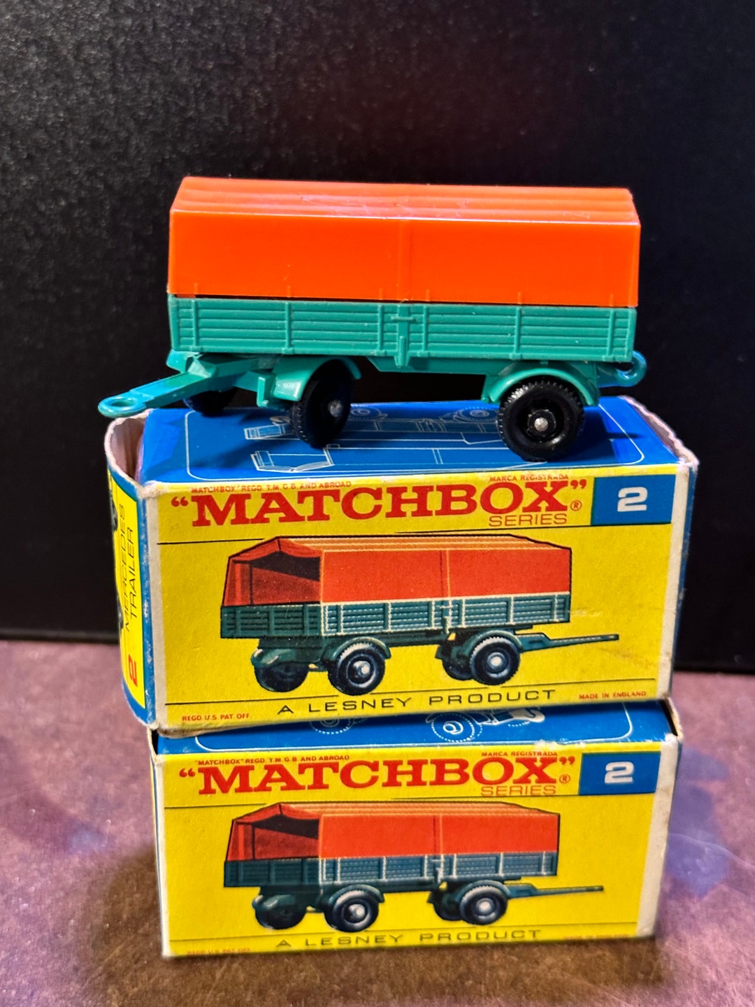 Lesney Matchbox Mercedes Trailer No. 2 With Original Box B58 - Etsy