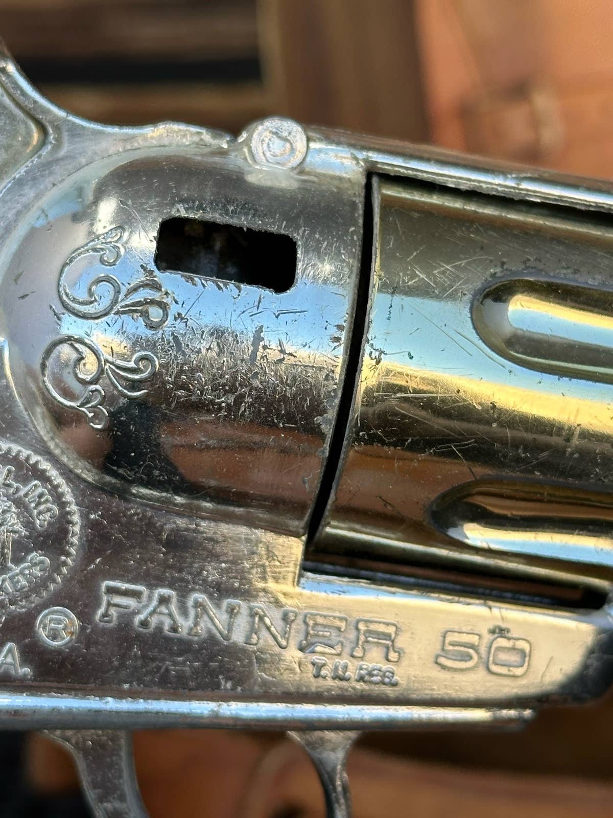 Vintage 1950s Mattel Fanner 50 Marshal Cap Gun Holster,pistol,bullets ...