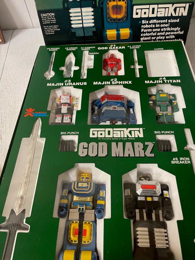 Packaged, Not Sealed Chogokin® Godaikin Deluxe DX God Marz B75 - Etsy