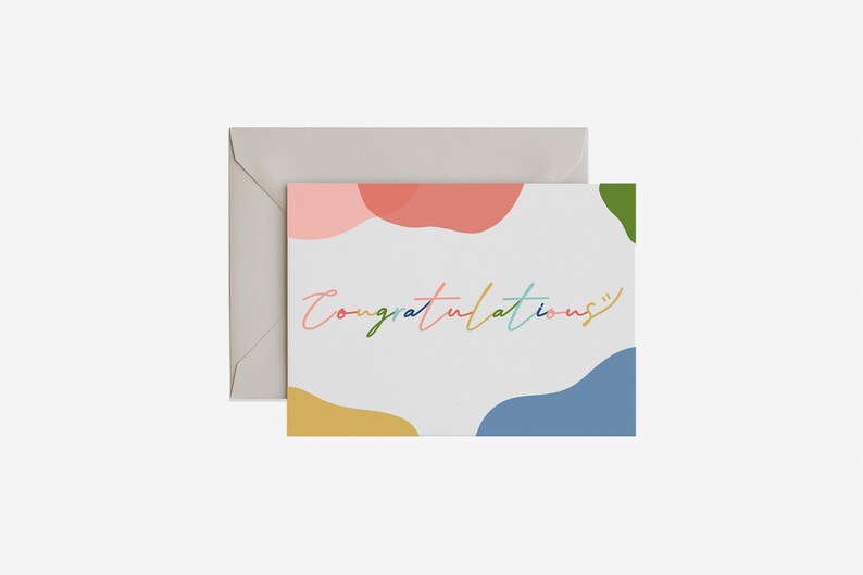 Congratulations Card, Graduation Card, High School, College, Card ...