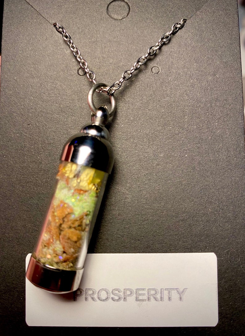 Wish Upon a Jar - Glowing Manifestation, Intention Necklace. Wish Jars, Meditation Jar, Prayer ...