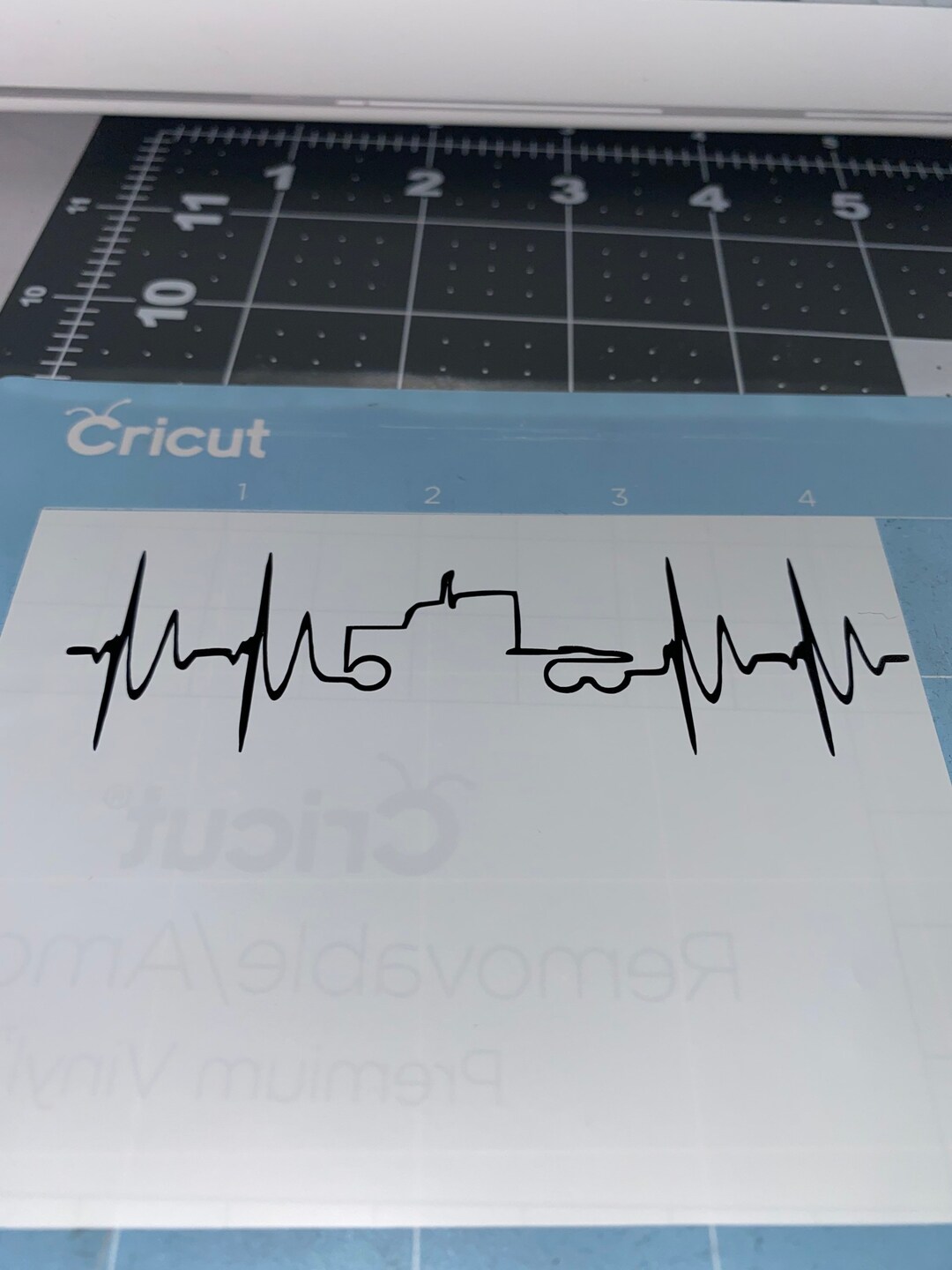 Truckers Heartbeat Decal - Etsy